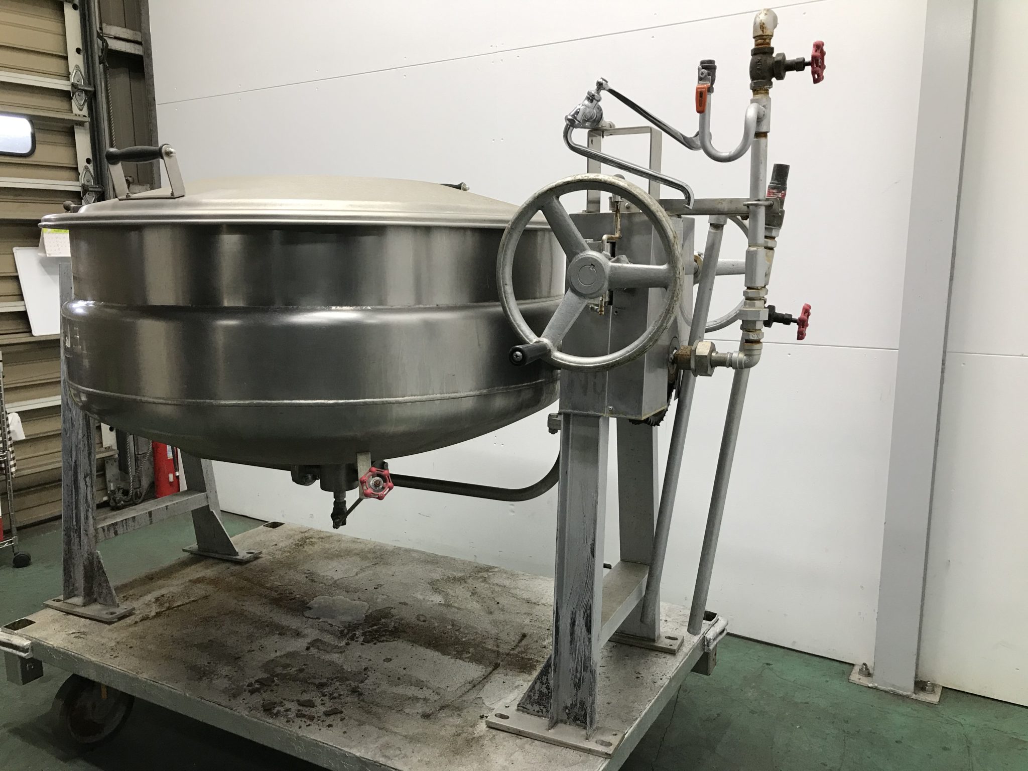 （売約済み）日本調理機 回転式蒸気二重釜 SRB-300 中古 AR-4016 | 株式会社アイリテクノ