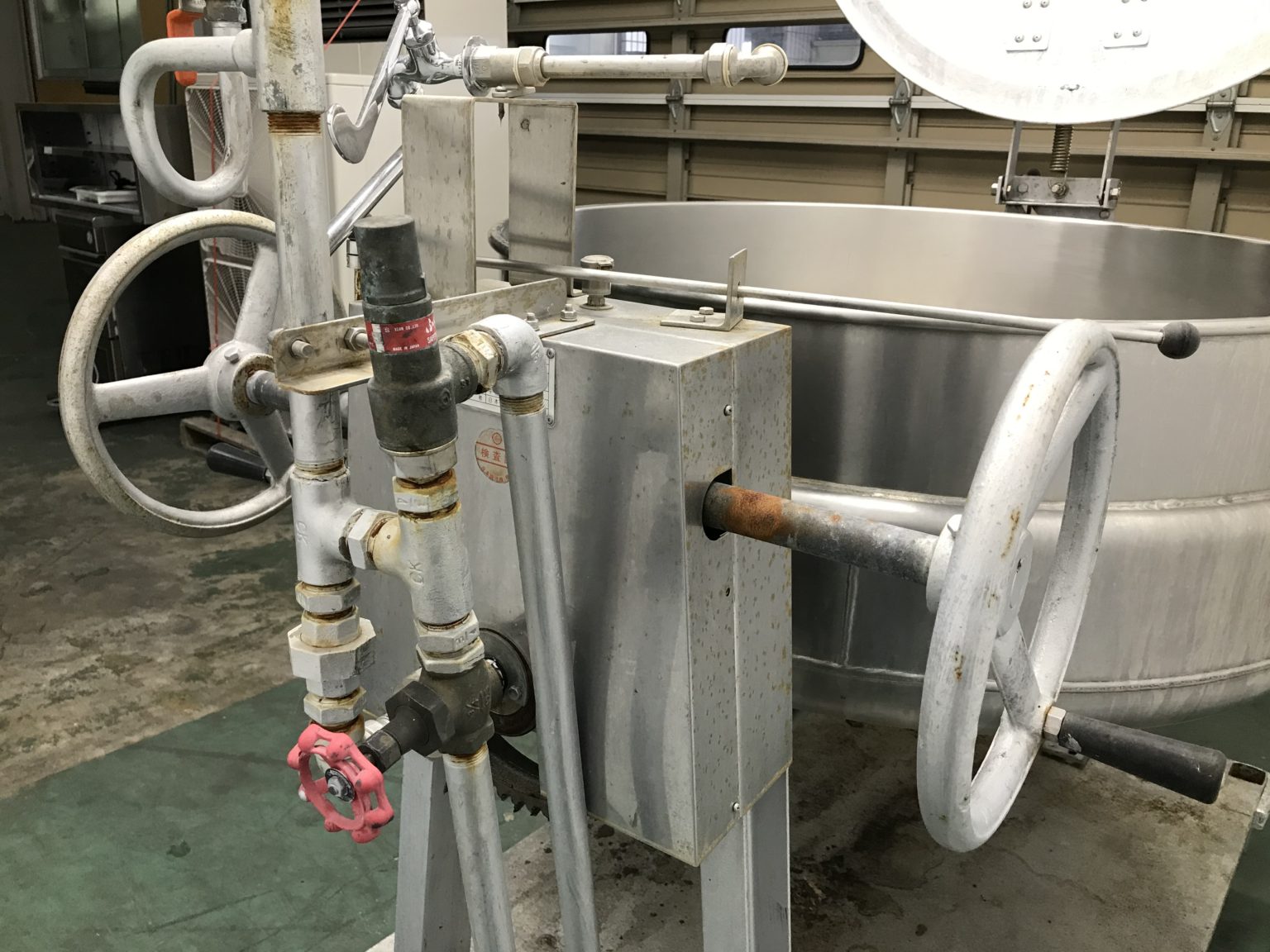 （売約済み）日本調理機 回転式蒸気二重釜 SRB-300 中古 AR-4016 | 株式会社アイリテクノ